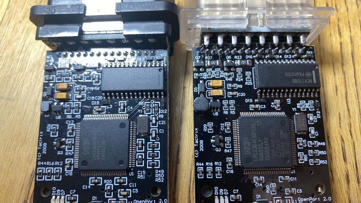 Tactrix Openport 2.0 genuine vs clone - Articles