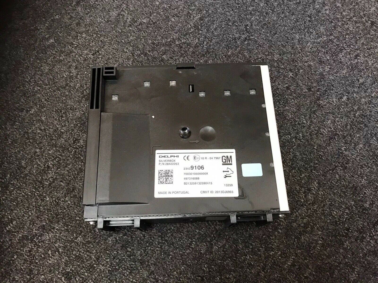 GM Opel, Vauxhall Radio SilverBox, HMI 2.5 and HMI 2.0 module VIN ...