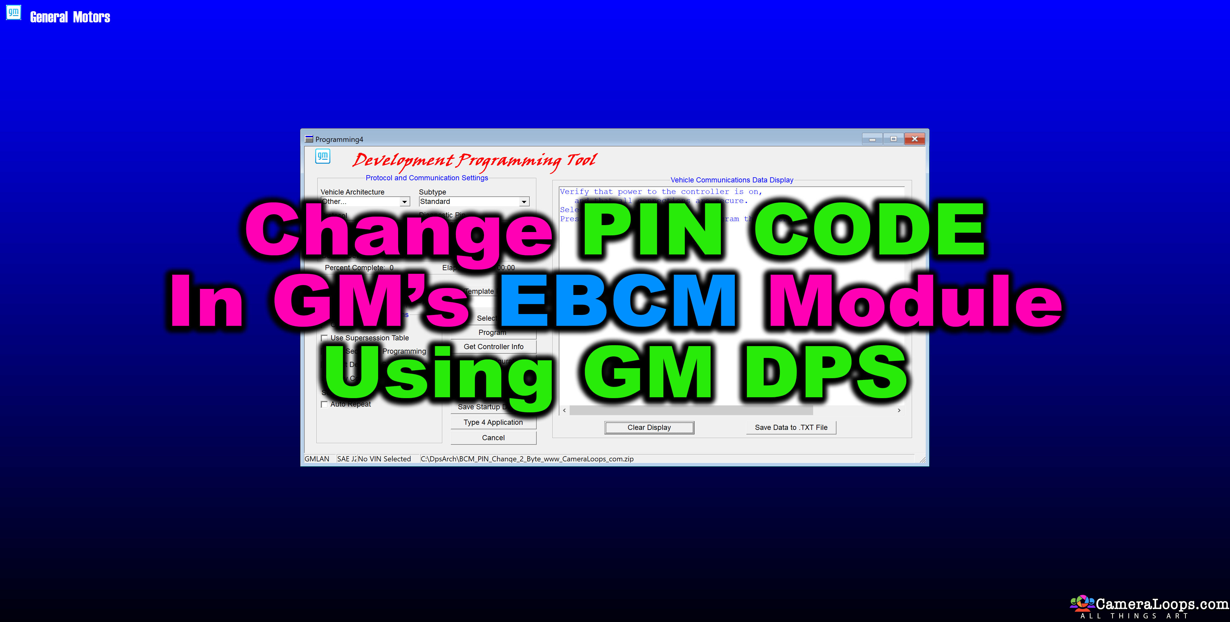 EBCM PIN CODE Change for Tahoe and Cadillac Escalade-2018 DPS file, 2 ...