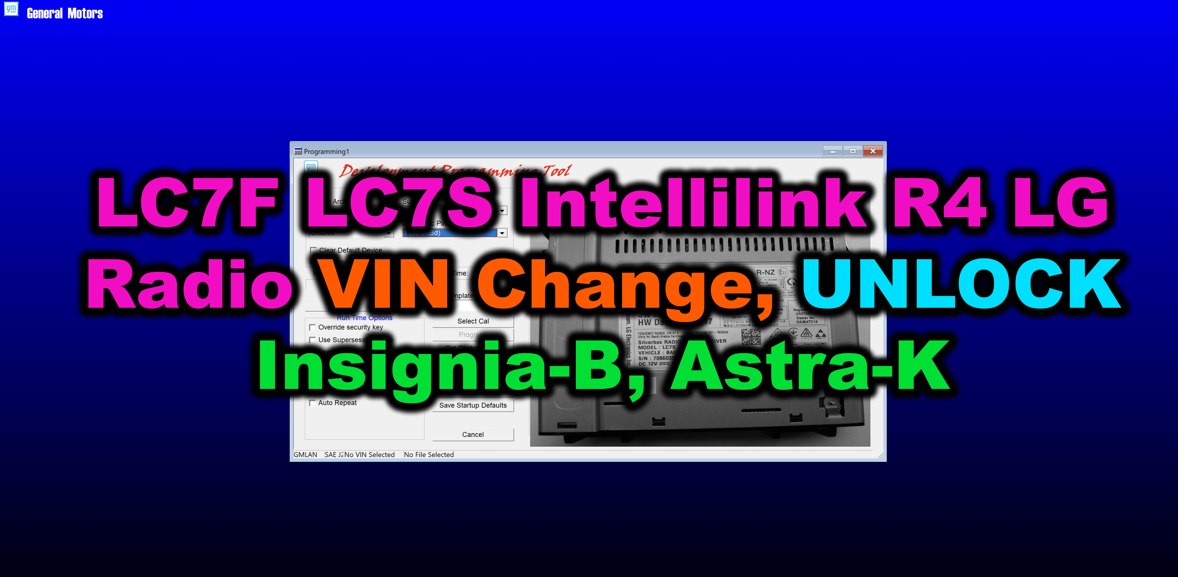 How to change VIN & PIN in GM ECM/ECU Modules Using The DPS Tool - Articles