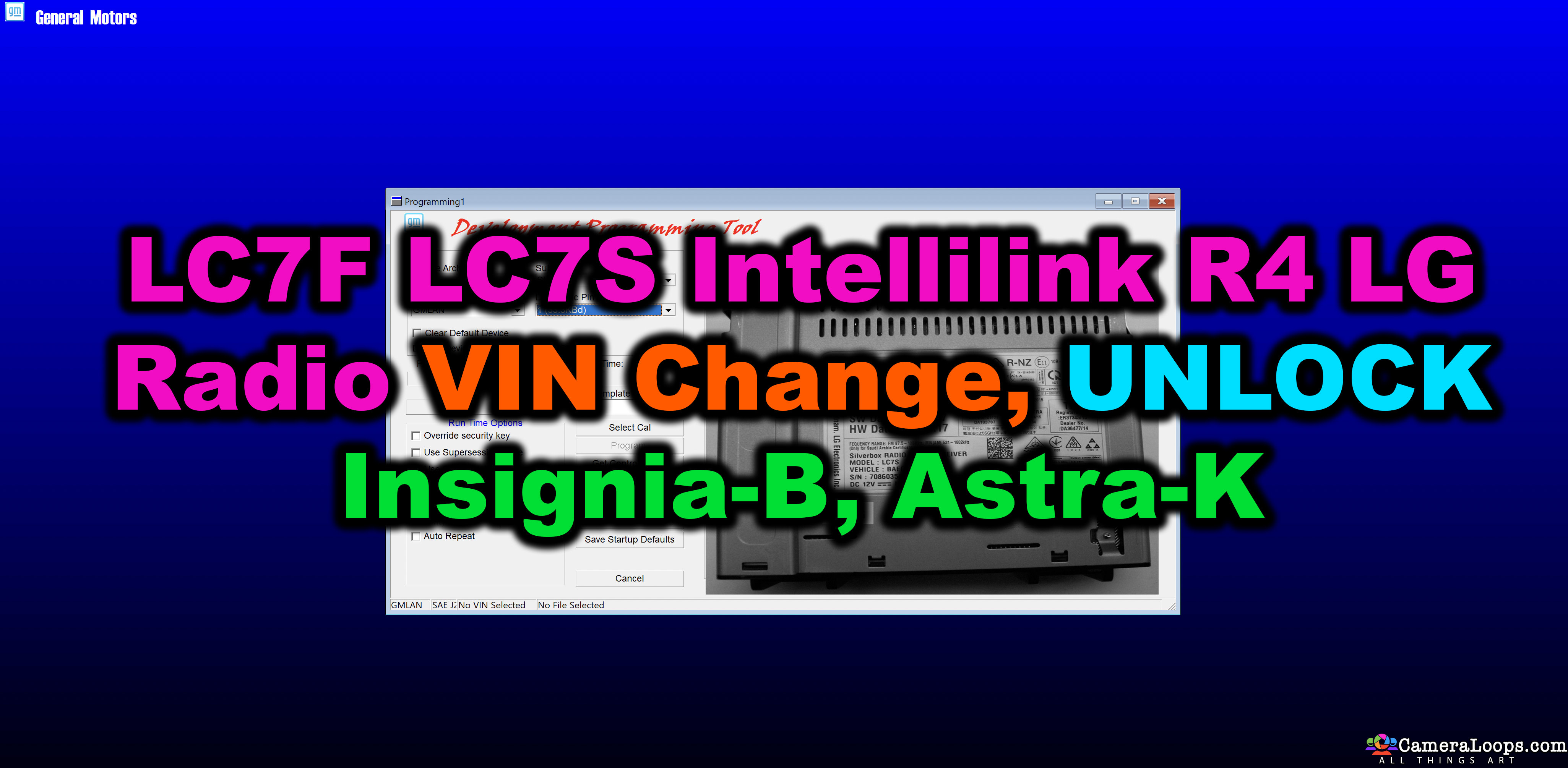 LC7F LC7S Intellilink R4 LG SilverBox Radio ASM-Receiver VIN Change ...
