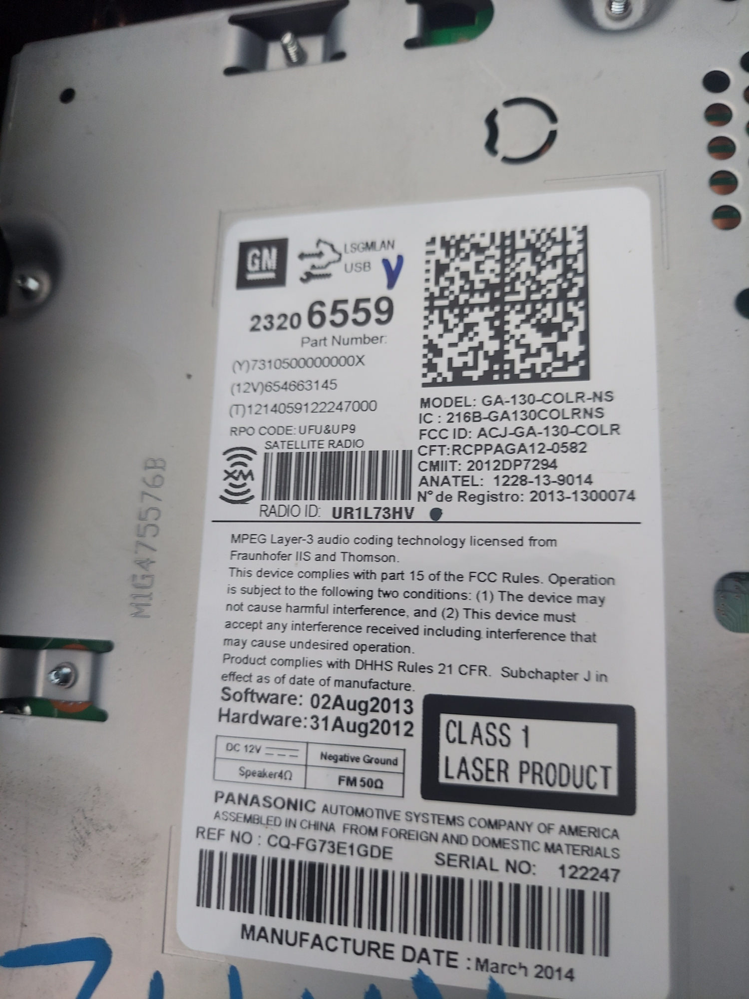 GM Radio module theft lock removal - GM Radio Module