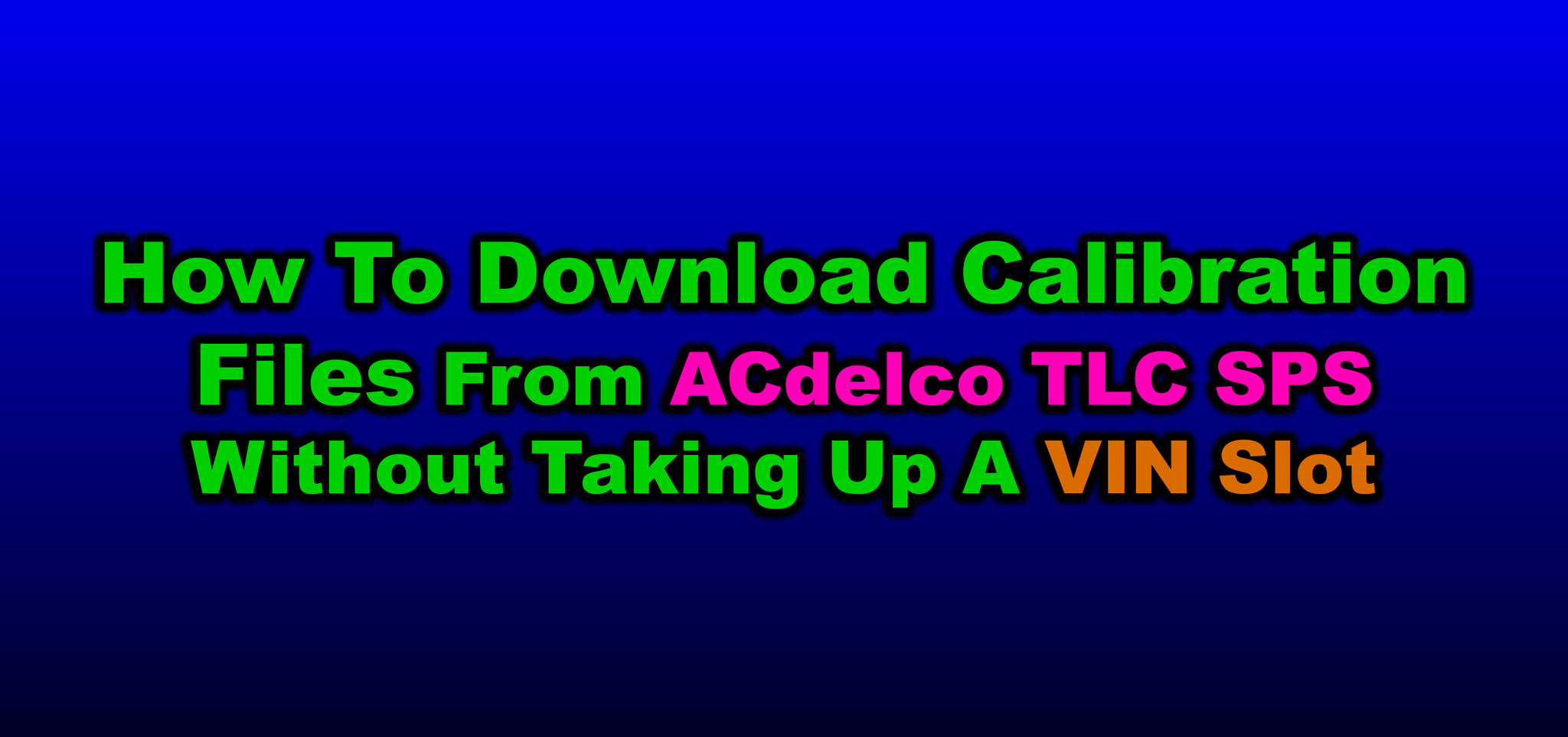 How to change VIN & PIN in GM ECM/ECU Modules Using The DPS Tool - Articles