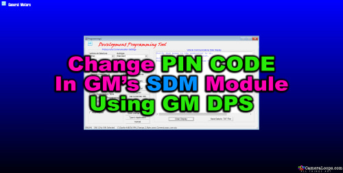 SDM AirBag PIN Change for Malibu 5-Byte Seed - SDM "Sensing Diagnostic ...