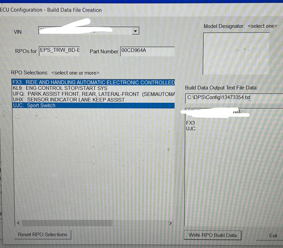 Unable to run ECU configuration in DPS - GM Car Hacking Forum - www ...