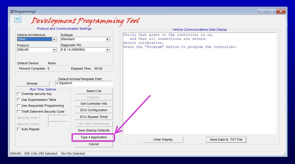 Activating the Type4 option in DPS - Type4 DPS Files - www.CameraLoops.ru