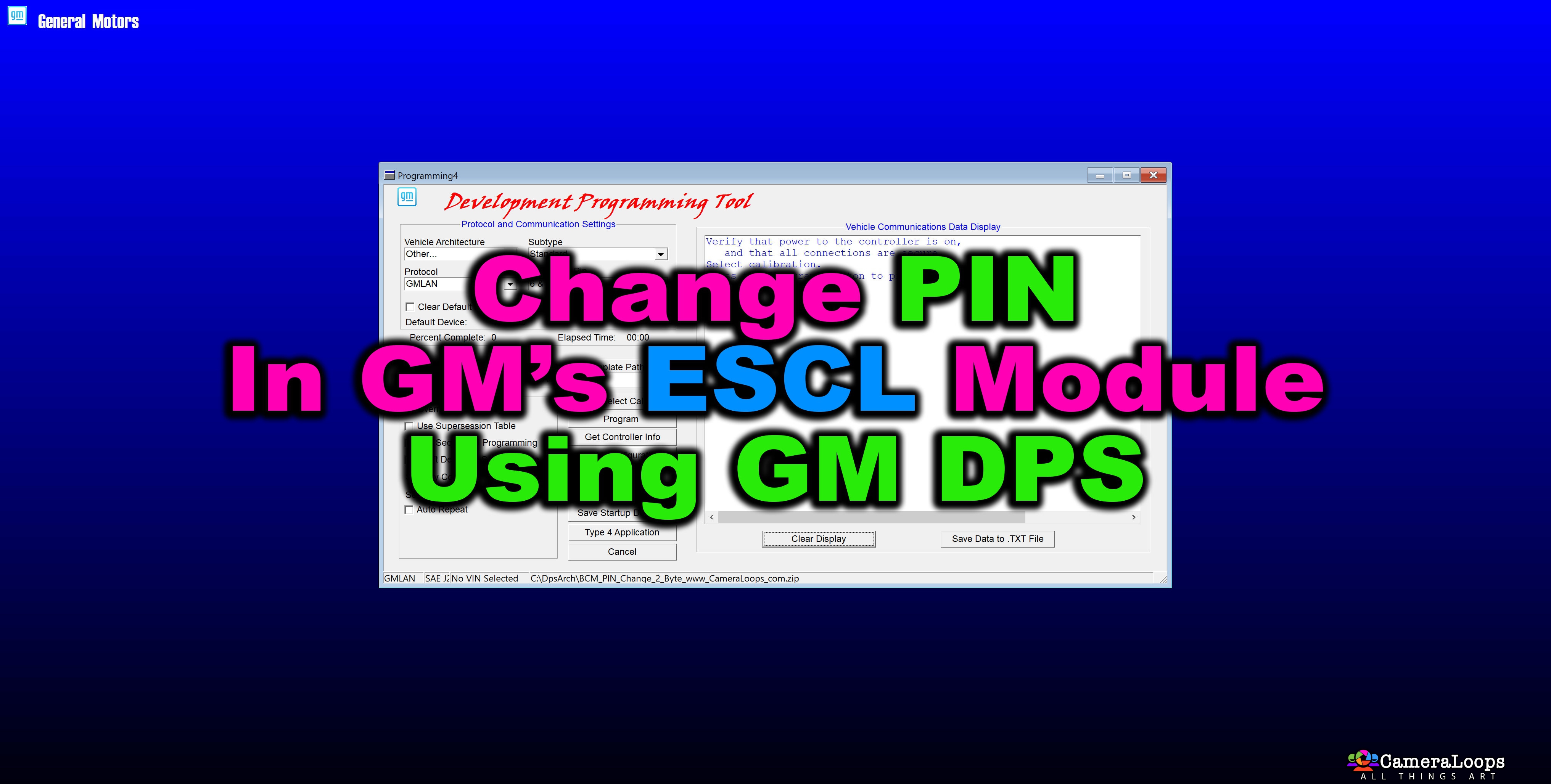 ESCL PIN Change Silverado-2500 2019 - ESCL - www.CameraLoops.ru
