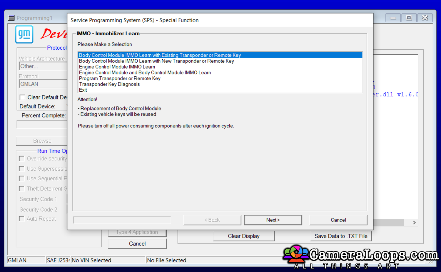 BCM IMMO LEARNING GMC TERRAIN 2019 - BCM Files - www.CameraLoops.ru
